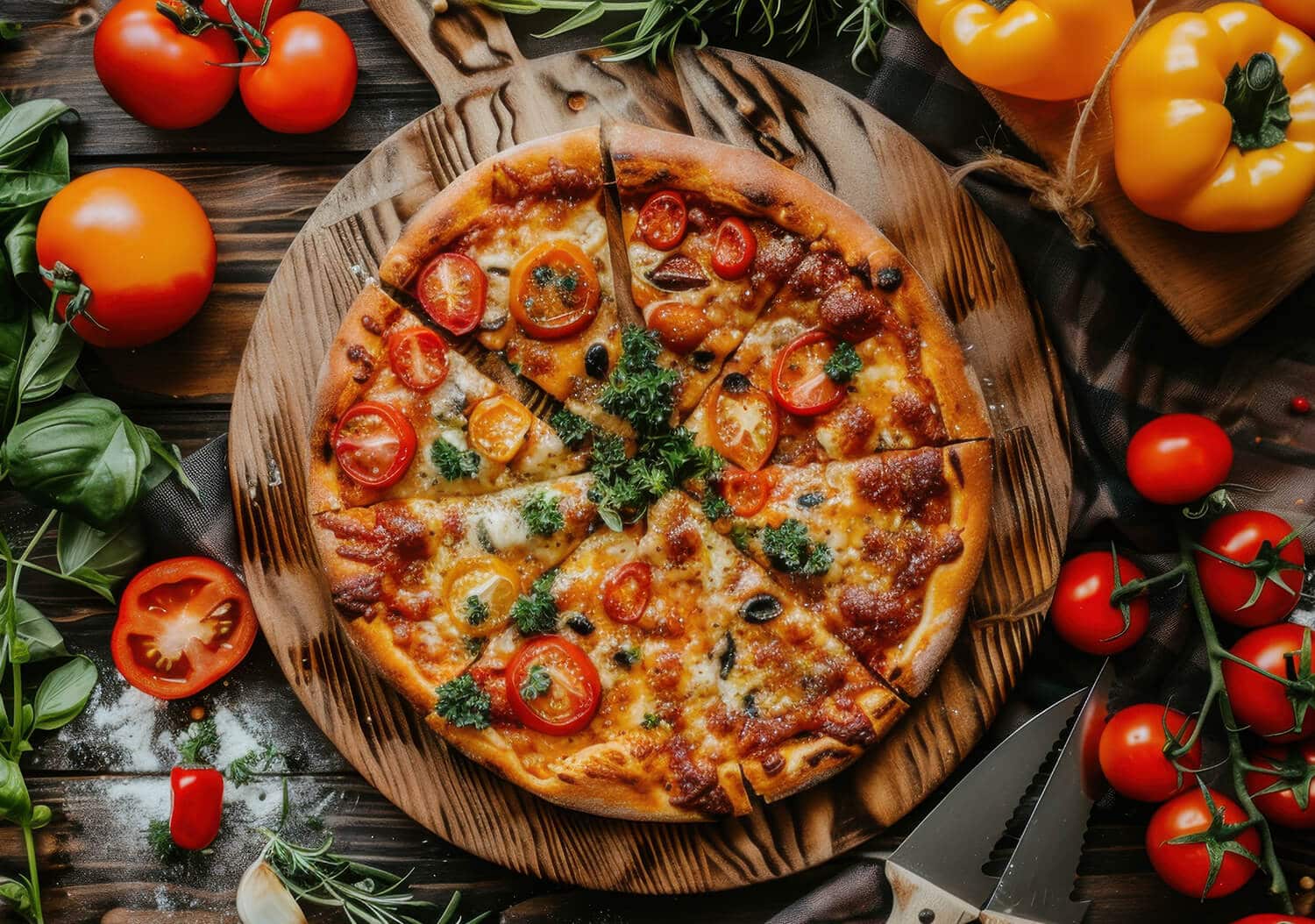 Classic Italian Margherita Pizza Slices - cookaroo